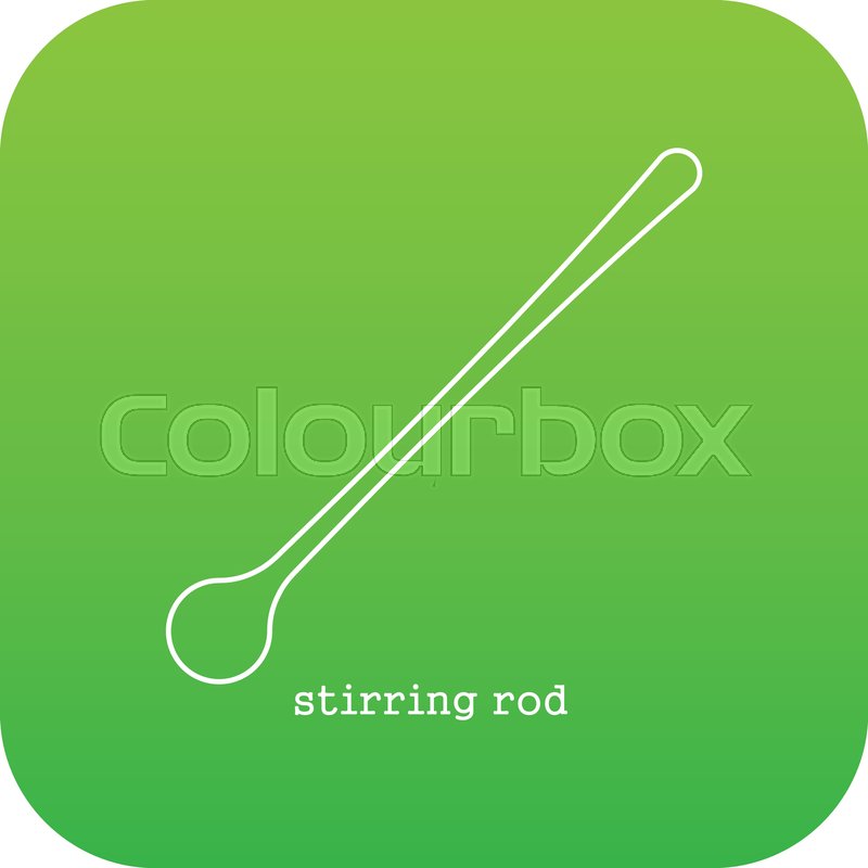Stirring rodicon green vector isolated ... | Stock vector | Colourbox