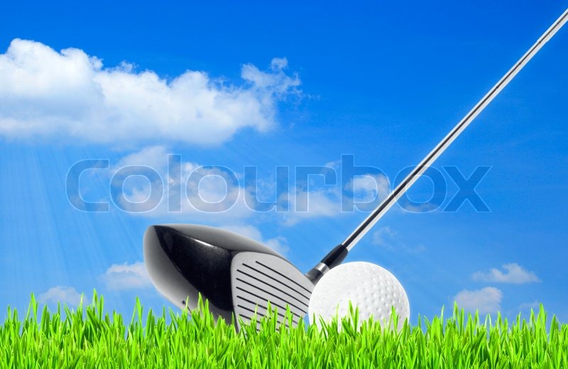 Golf, abstract sport backgrounds ... | Stock image | Colourbox