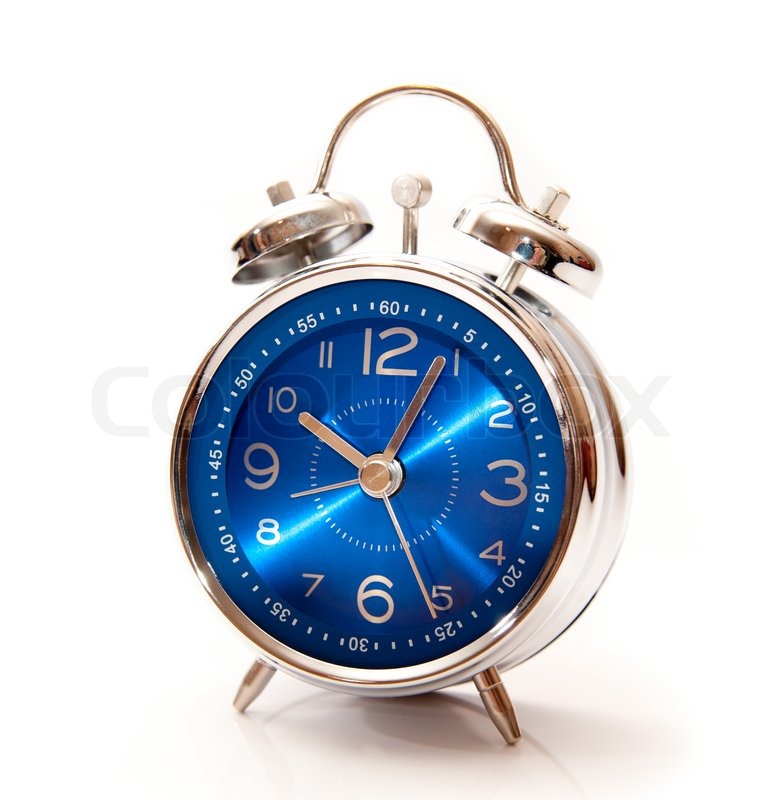 Blaue Wecker | Stock Bild | Colourbox