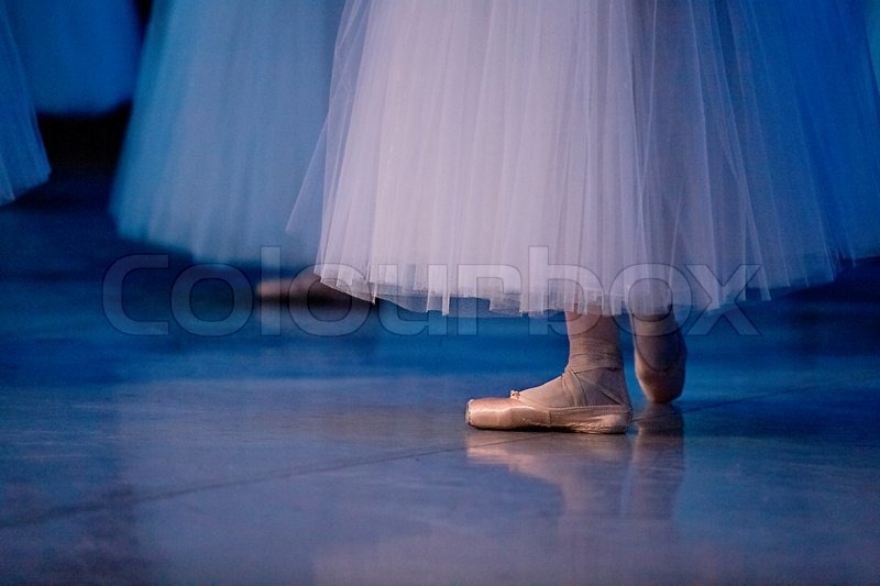 Ballet dancers in slippers | Stock image | Colourbox