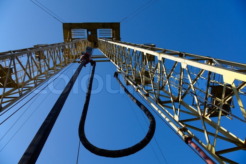 Drilling derrick | Stock image | Colourbox