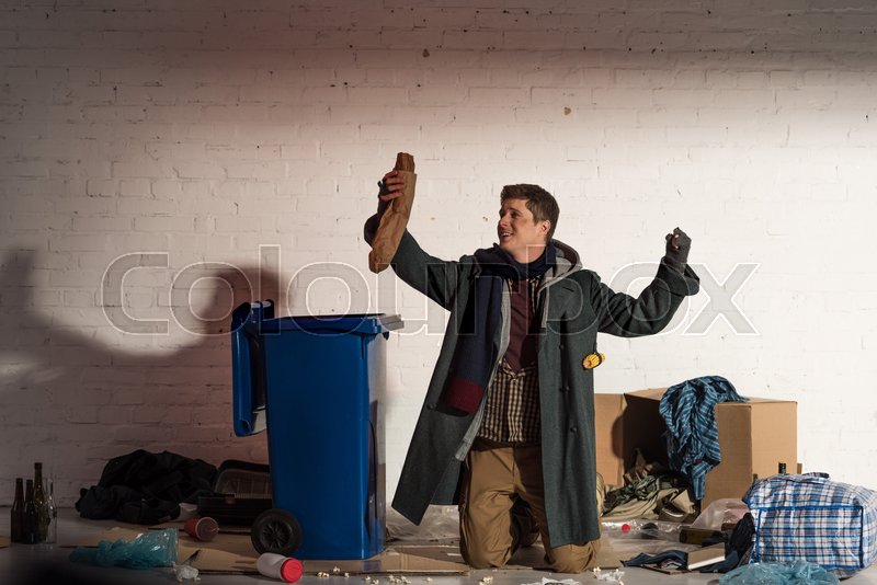 Homeless Man Standing