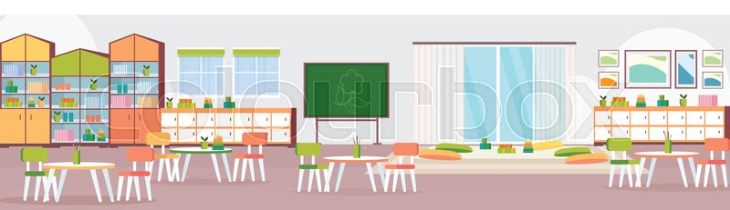 Empty Preschool Classroom