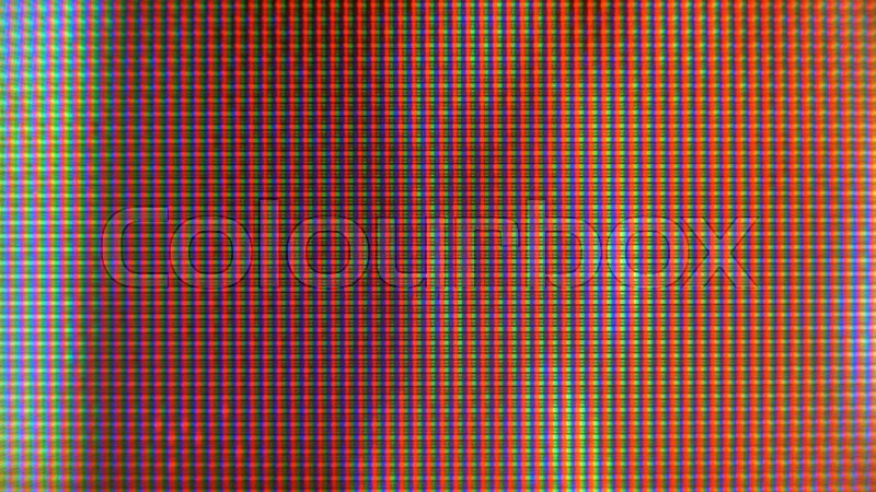 Close-up of the Monitor's Pixels. RGB ... | Stock video | Colourbox