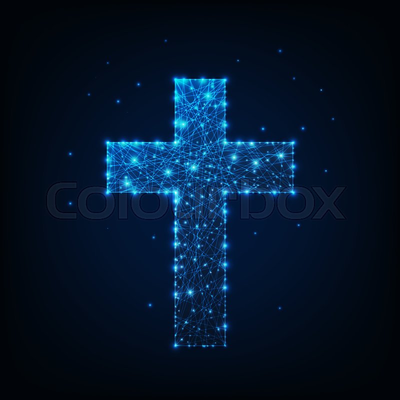 Dark Blue Cross
