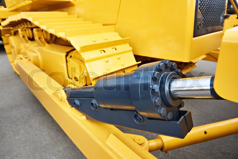 Hydraulic Cylinder Front Loader | Stock image | Colourbox