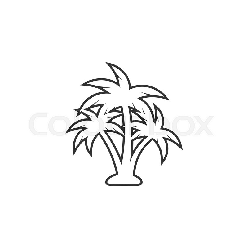 Palm Tree Trunk Template