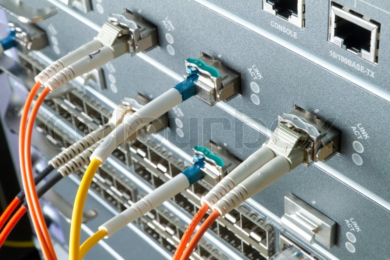Network cables | Stock image | Colourbox