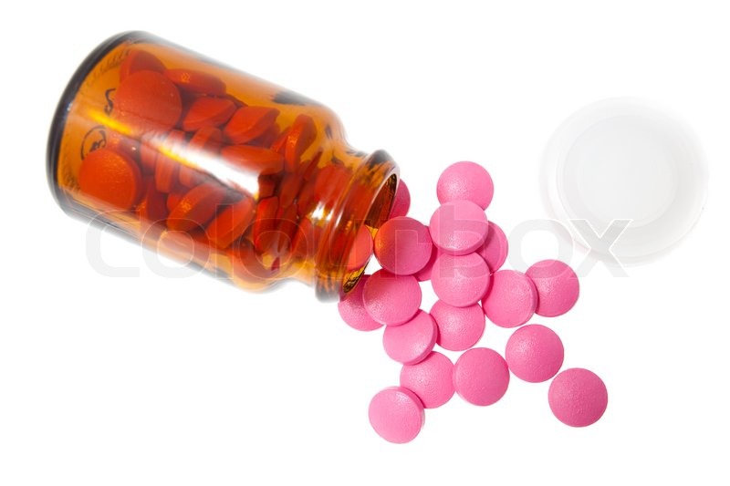 Pink medicine | Stock image | Colourbox