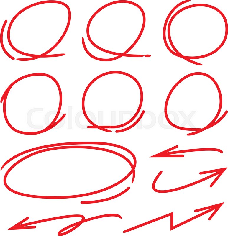 Red Marker Circle
