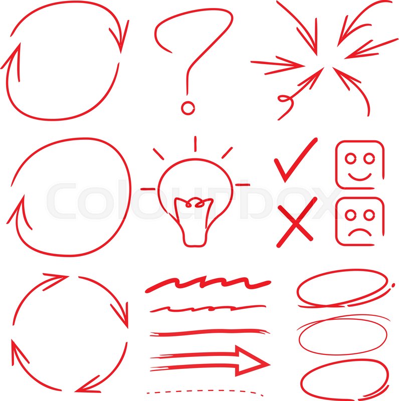 Underline Mark Clip Art