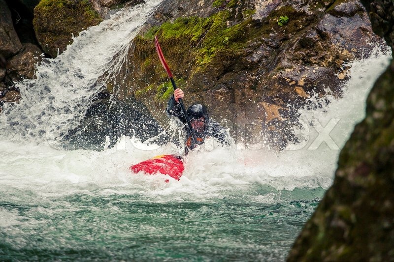 Extreme kayaking | Stock Photo | Colourbox