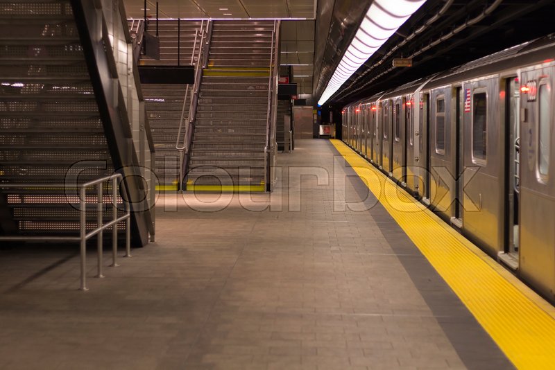 Empty Subway Station