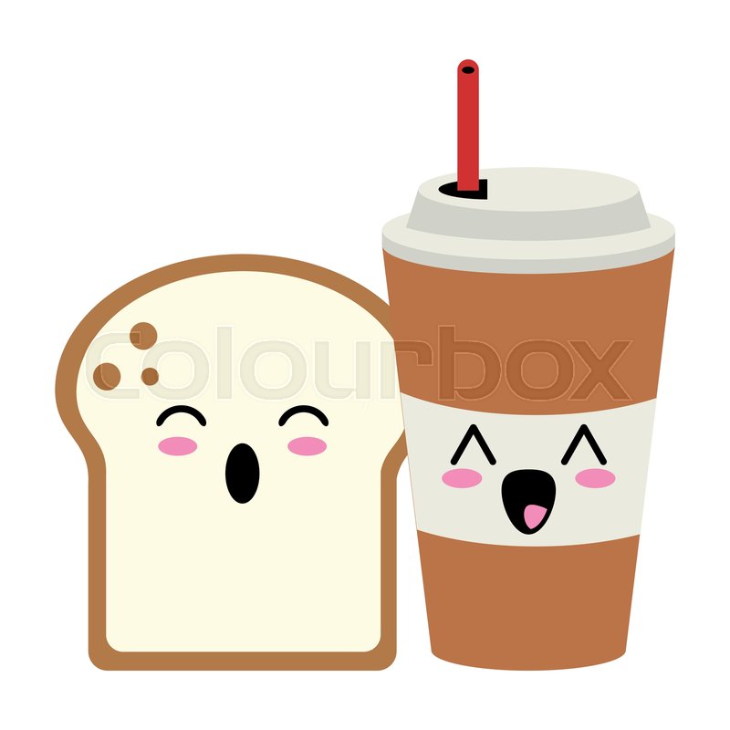 Bread Drawing Cute
