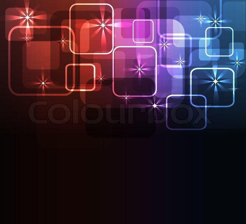 Abstract glowing background | Stock vector | Colourbox