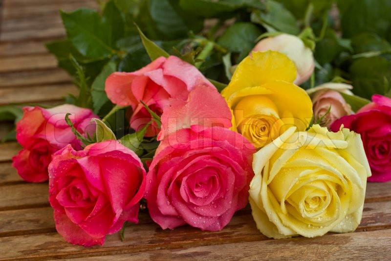 Bouquet of roses | Stock image | Colourbox