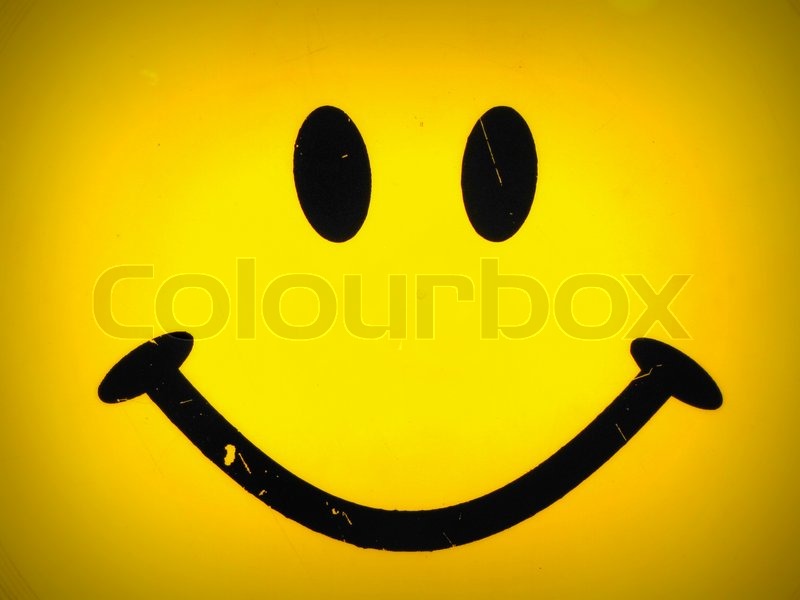 Happy smiley. Glad, funny, smilling and ... | Stock foto | Colourbox