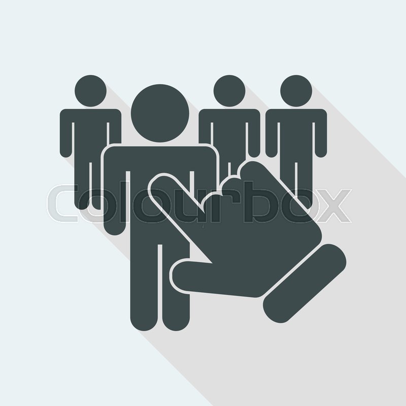 People selection icon | Stock vector | Colourbox