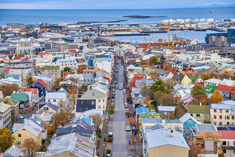 Reykjavik is the capital of Iceland | Stock image | Colourbox
