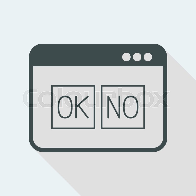 Checkbox computer confirm or decline - ... | Stock vector | Colourbox