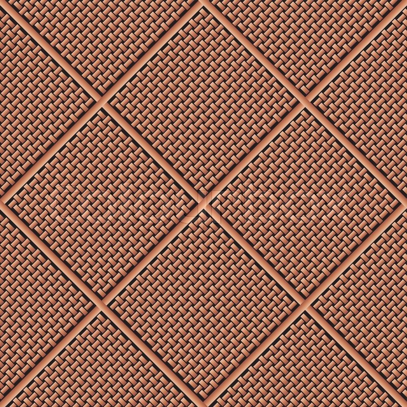 Weaved traditional wooden pattern ... | Stock vector | Colourbox