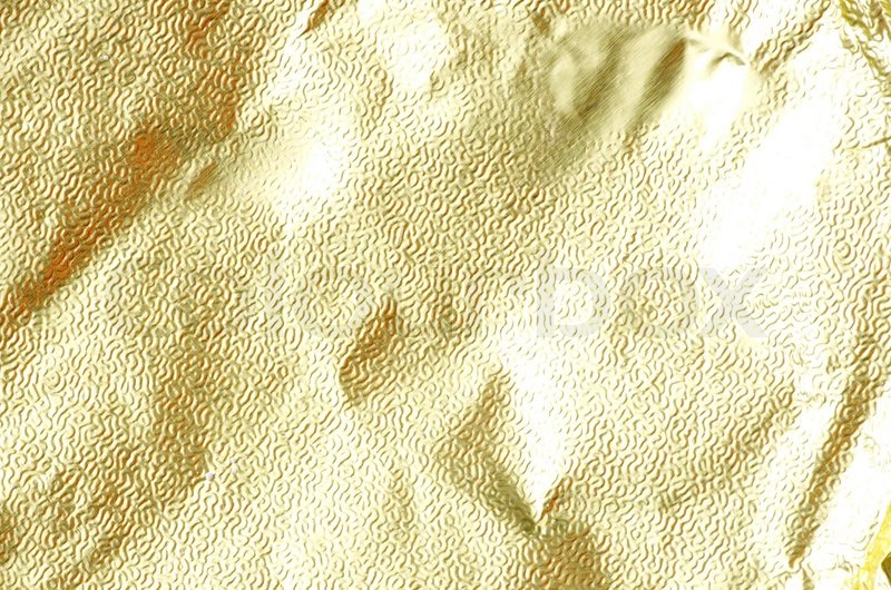 Gold metal plate | Stock image | Colourbox