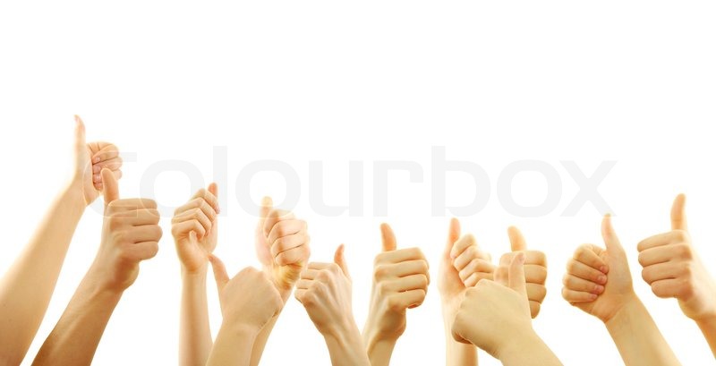 Success hands | Stock image | Colourbox