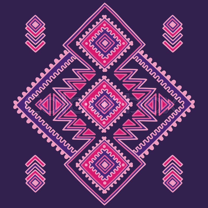 Tribal line shapes. Ethnic pattern. ... | Stock vector | Colourbox