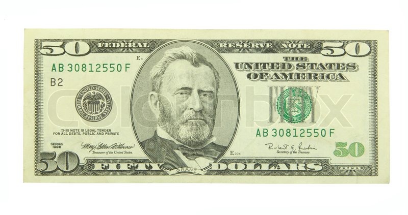 50 dollar | Stock foto | Colourbox