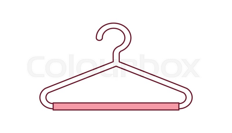 Clothes wire hook icon vector ... | Stock vector | Colourbox