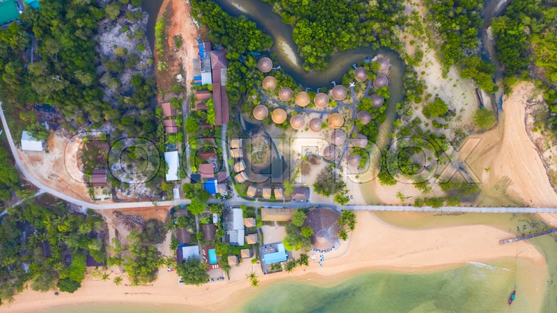 Resort Landscape Top View