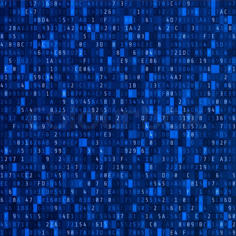 Hex code stream. Cyber security ... | Stock vector | Colourbox