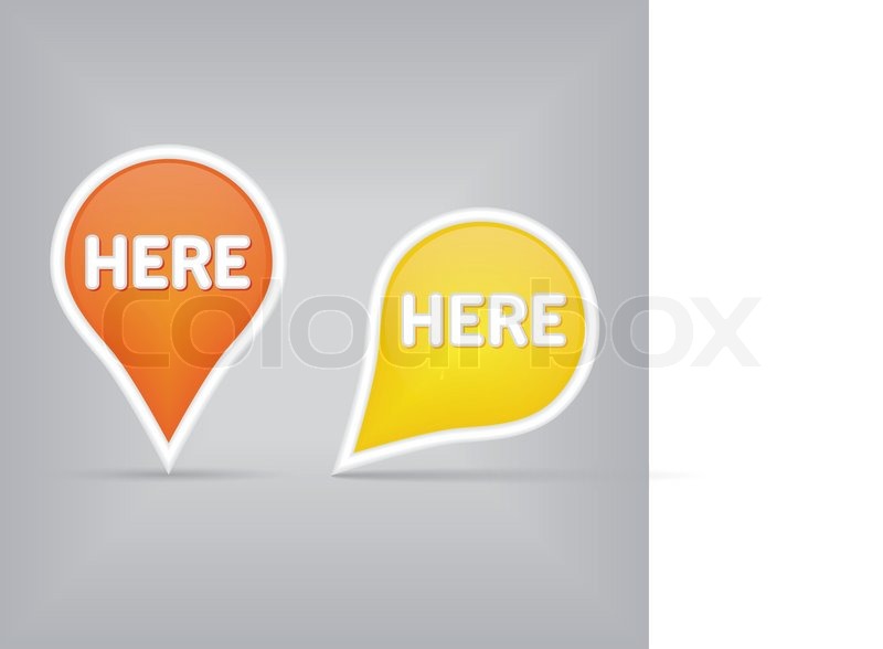 Map sign | Stock vector | Colourbox