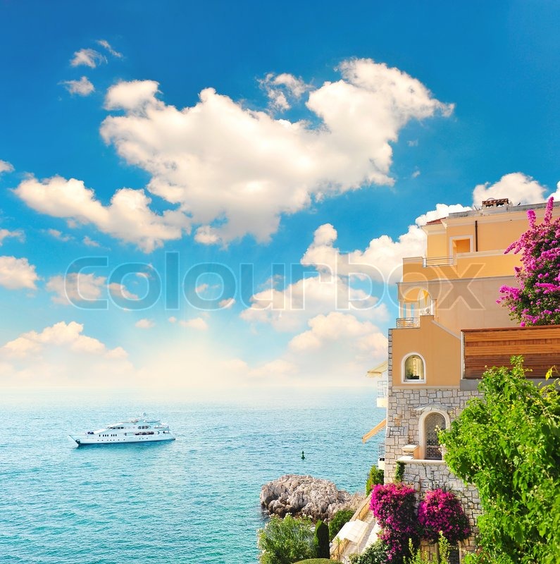 Beautiful mediterranean landscape view ... | Stock image | Colourbox