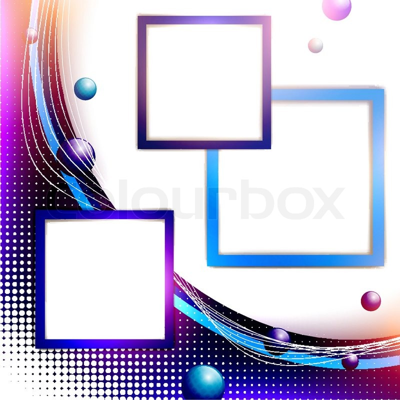 Abstract frame background | Stock vector | Colourbox