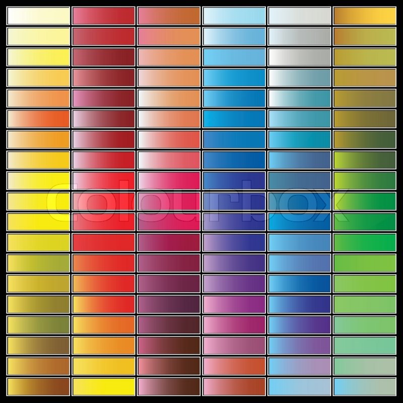 Palette of colors | Stock vector | Colourbox
