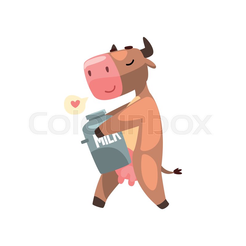 Cow Milk Animation