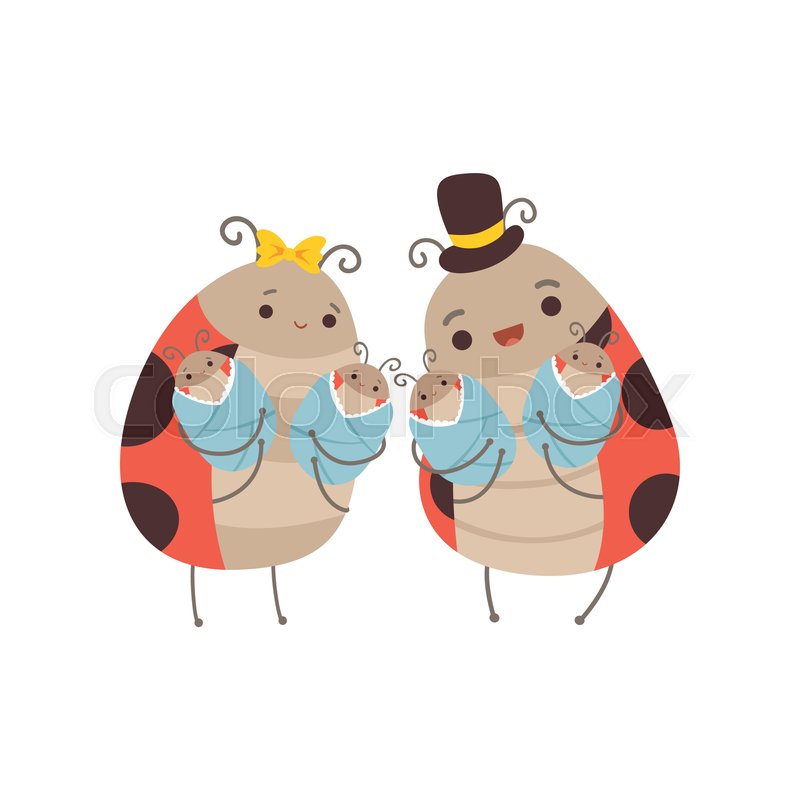 Cute Baby Ladybugs