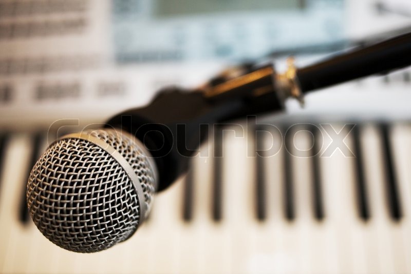 Big microphone | Stock image | Colourbox