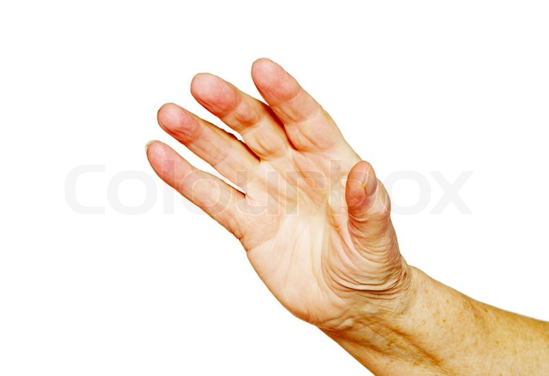 Extended hand | Stock image | Colourbox