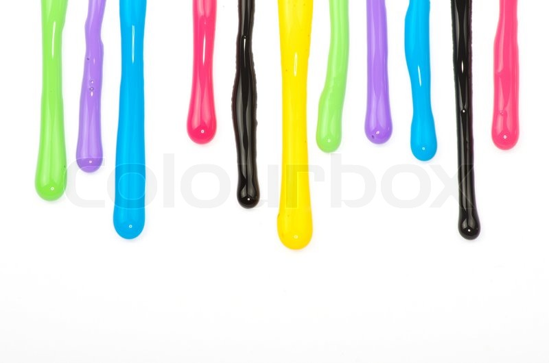 Paint dripping | Stock image | Colourbox