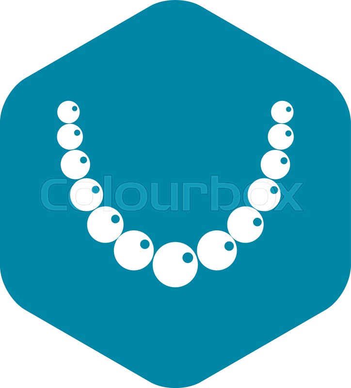 Bead icon. Simple illustration of bead ... | Stock vector | Colourbox