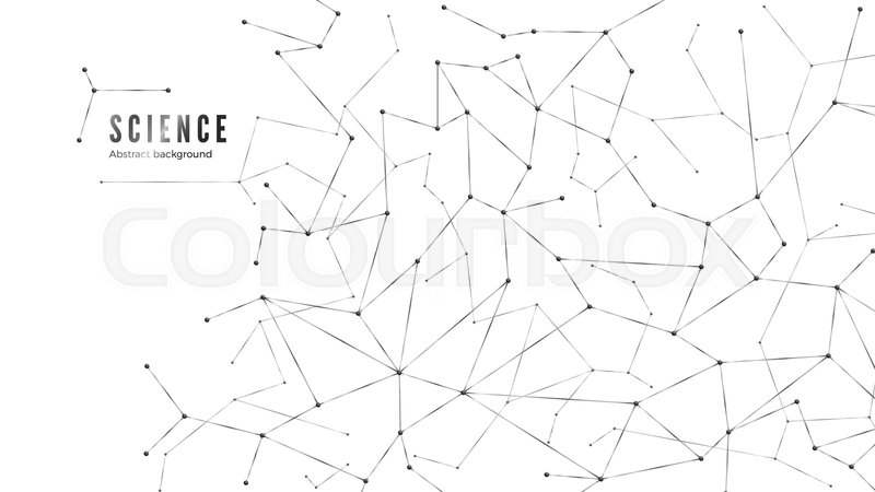 Complex network nodes structure. ... | Stock vector | Colourbox