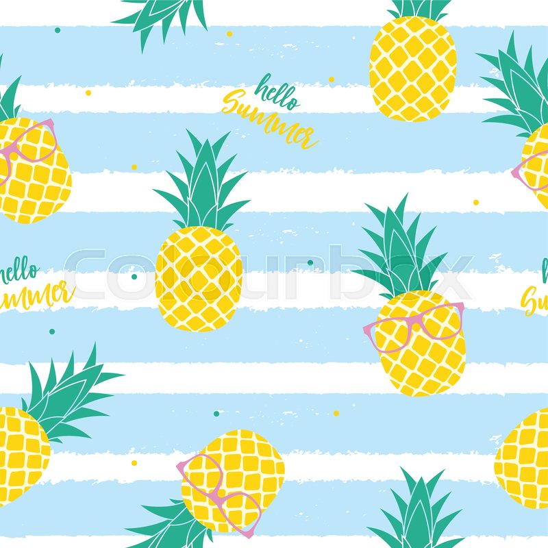 Pineapple Background Design