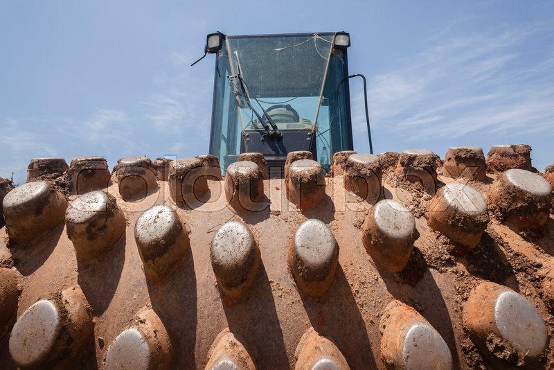 Civil Construction Roller Earth ... | Stock image | Colourbox