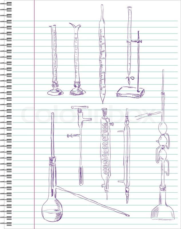 Laboratory equipment | Stock vector | Colourbox