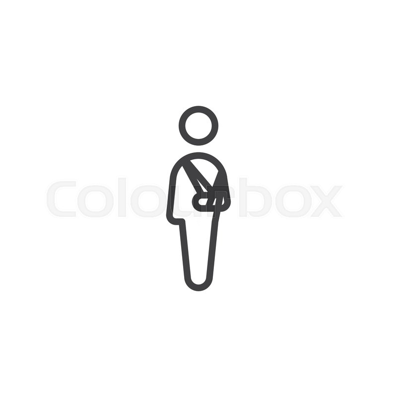 Broken Arm Icon