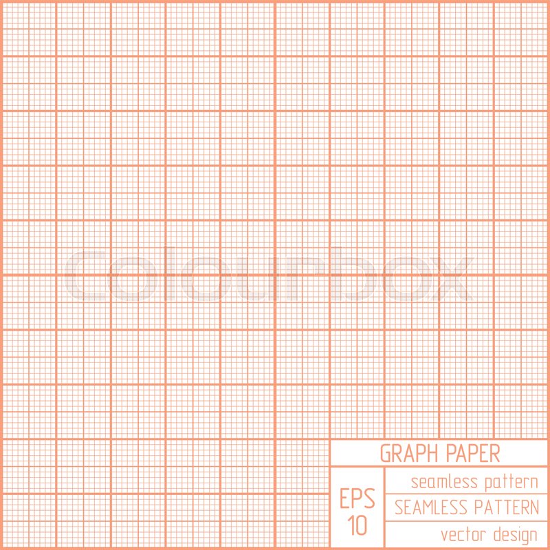 Graph paper seamless pattern. Real ... | Stock vector | Colourbox