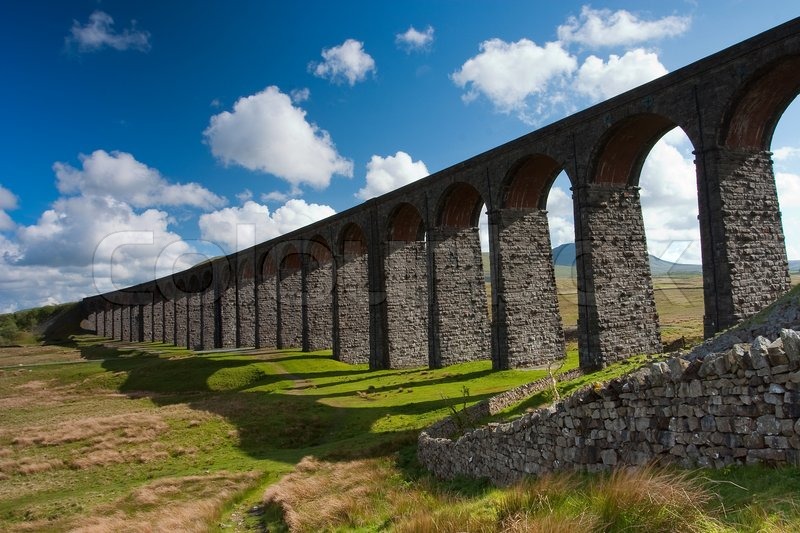 Famous Ribblehead viaduct in Yorkshire ... | Stock Photo | Colourbox