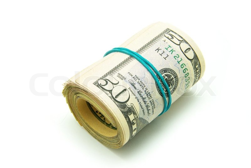 Roll money | Stock image | Colourbox
